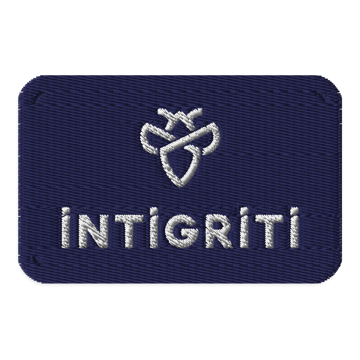 Embroidered patch rectangle – Intigriti's swag shop